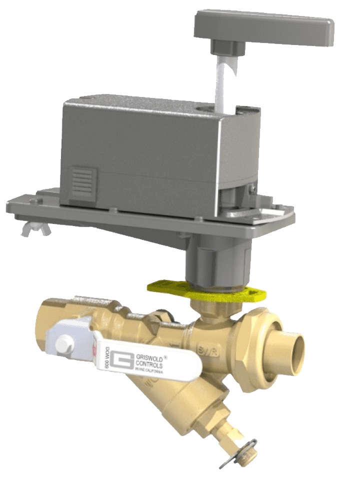 Combination Actuated Ball Valve and Flow Limiting Valve | Griswold Controls